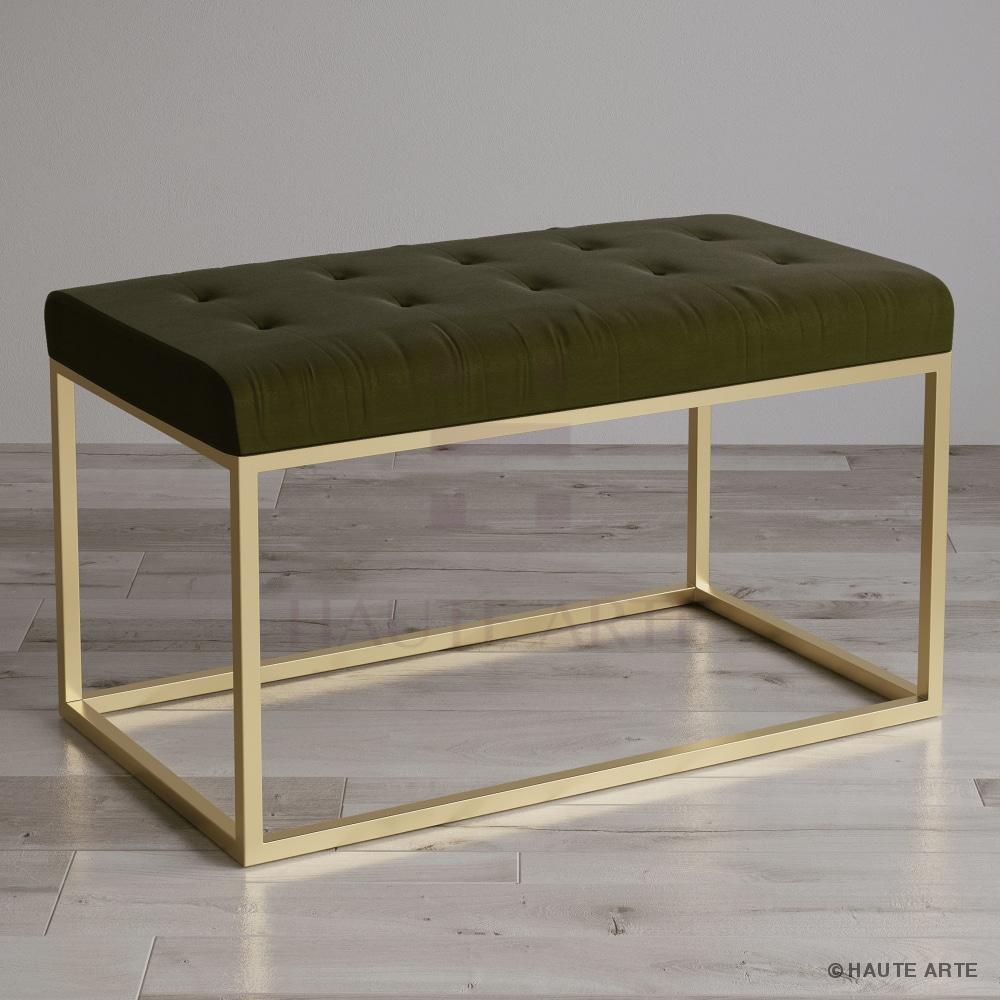 Olive Green Bench | Luxury Home Décor– HAUTE ARTE