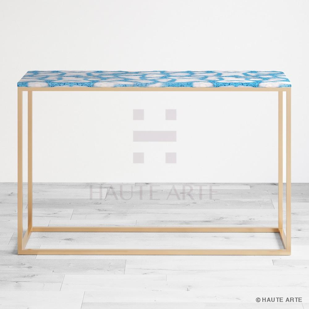Quartz Terrazzo Console Table– HAUTE ARTE